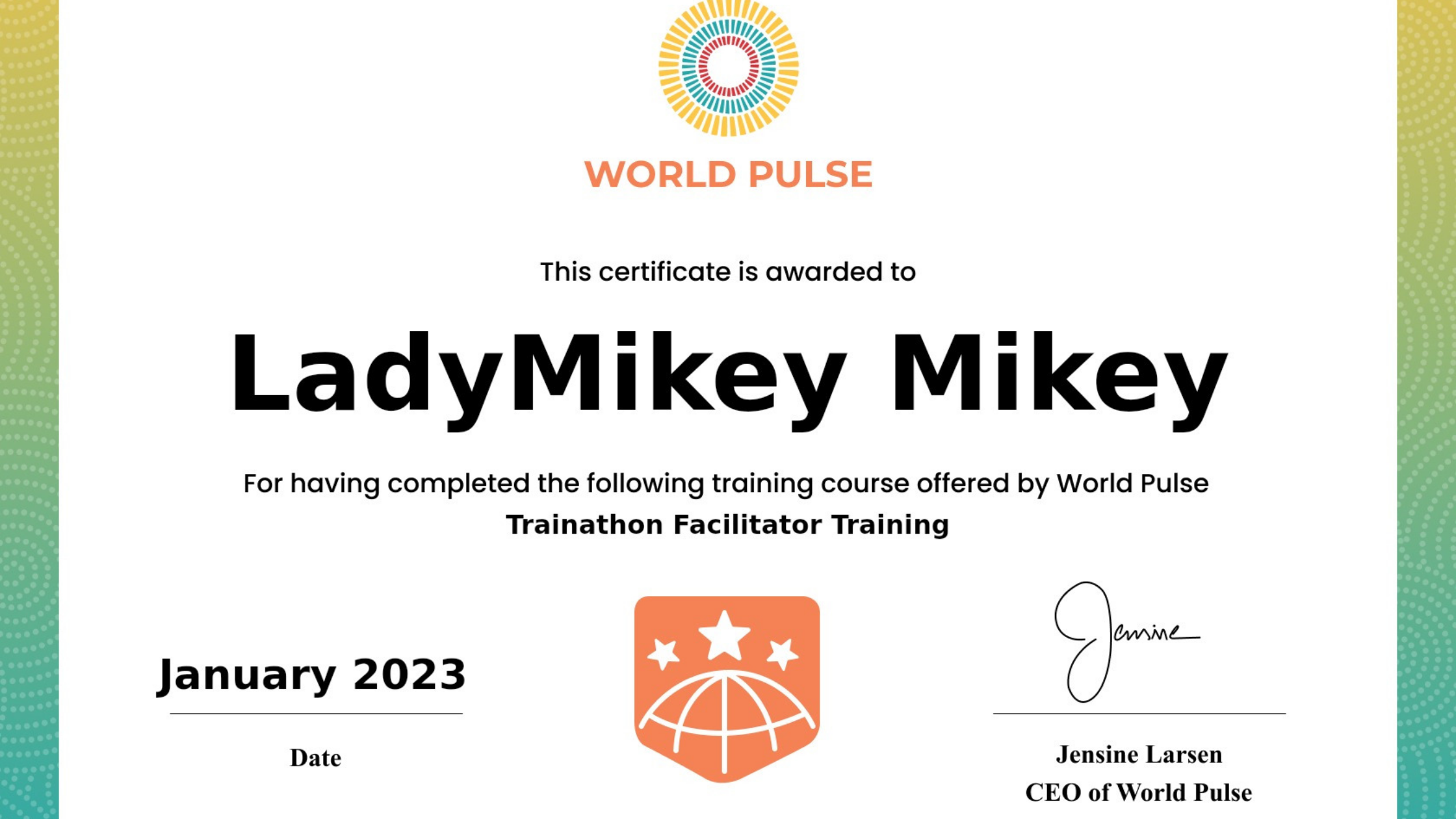 Mine Three Amazing Certificates