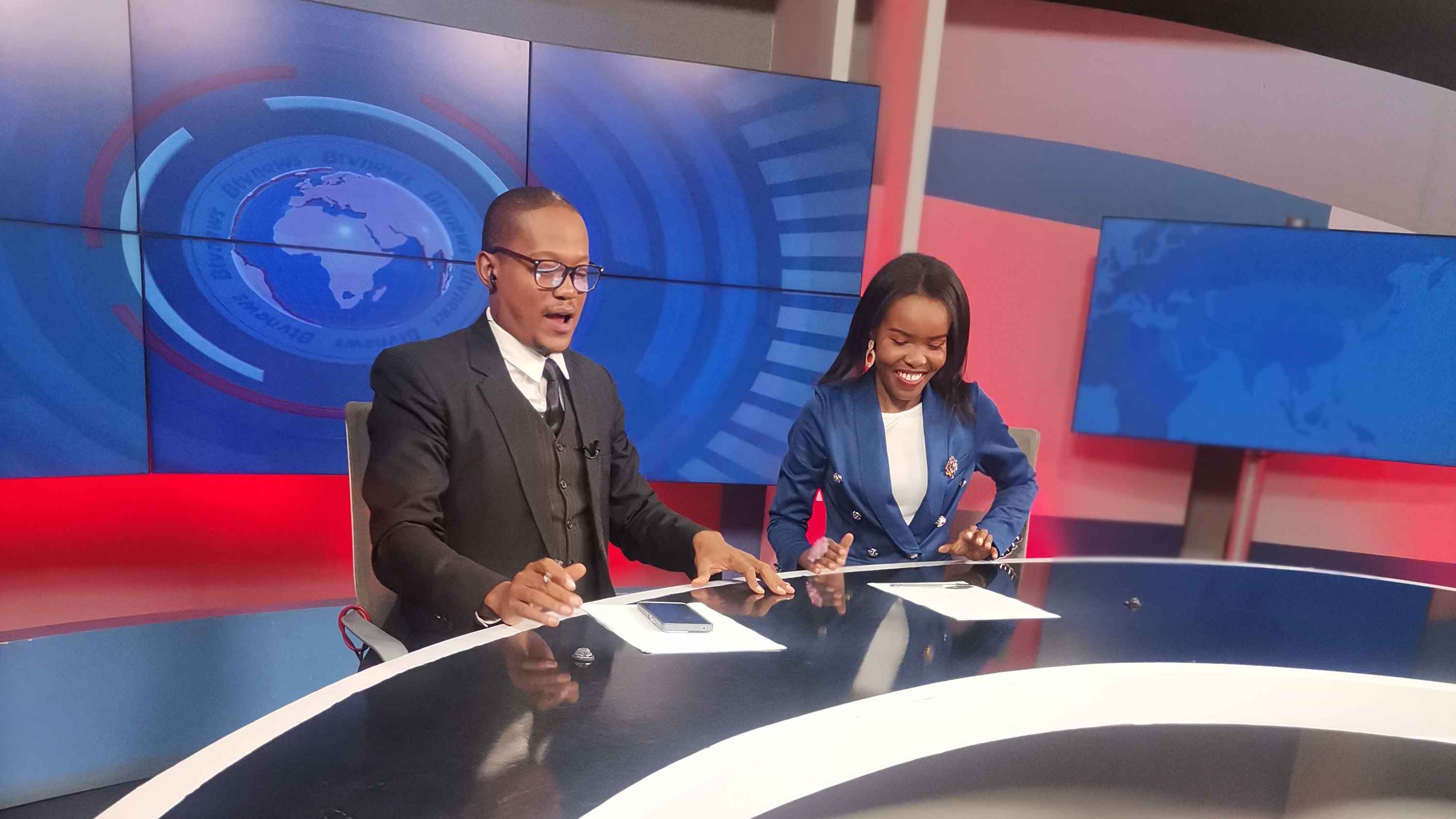 INTERVIEW AT BOTSWANA TELEVISION, BTV NEWS LIVE ️