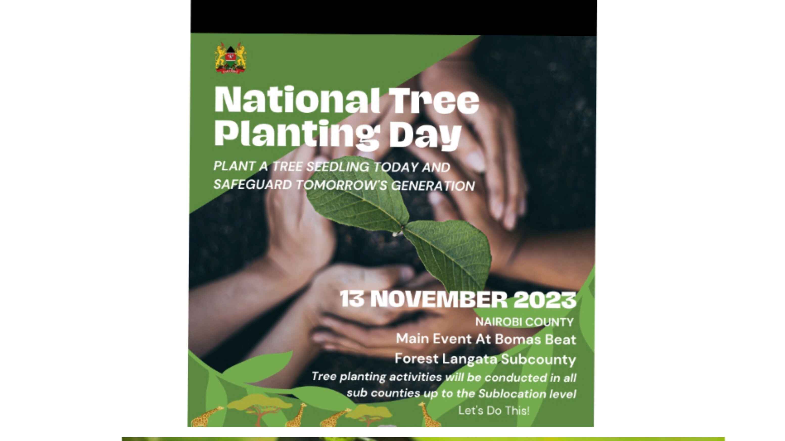 Happy National Tree Planting Day, Kenya