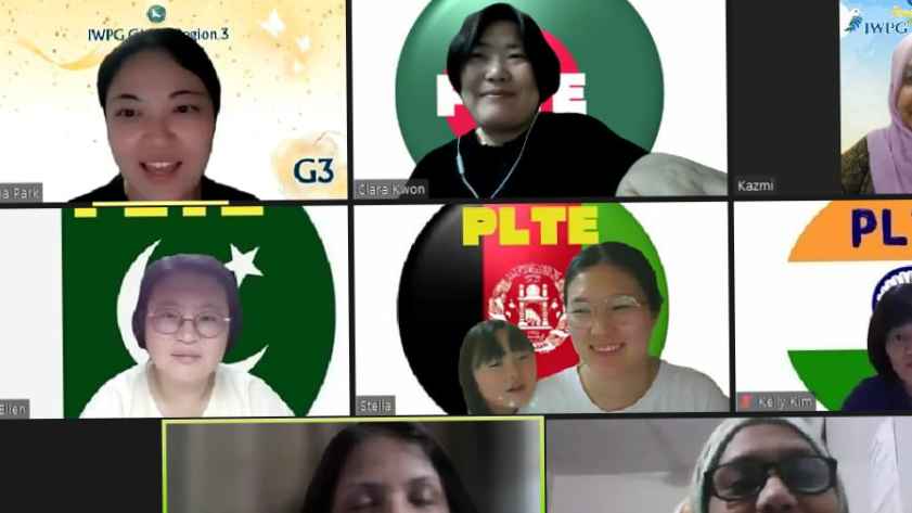 IWPG PLTE training first day.