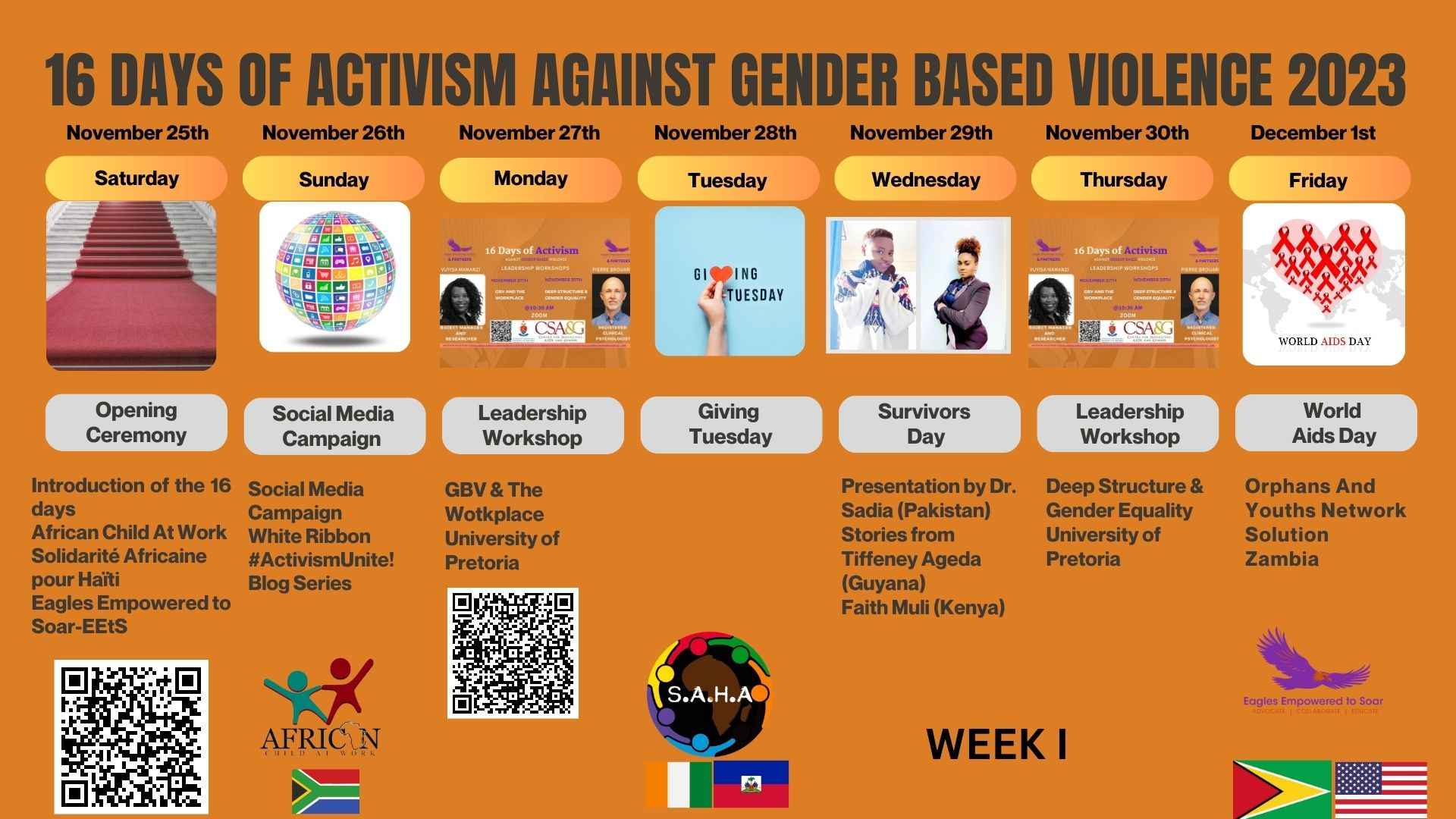 16 Days of Activism 2023