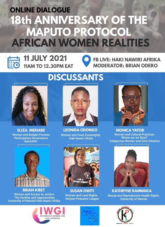 18th Anniversary of the Maputo Protocol