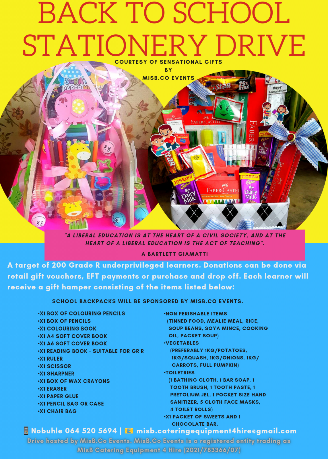 Back to school stationery drive ️